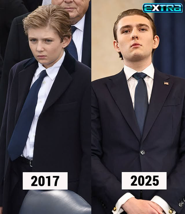 Photos emerge of Barron Trump taking a stroll in New York, igniting ...